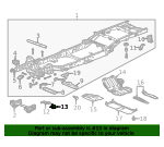 2014-2019 GM Front Bumper Fascia Tow Eye Access Hole Cover 22972543 ...
