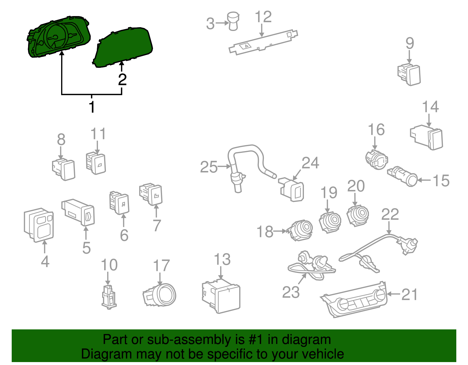 2013-2015 Toyota RAV4 Cluster Assembly 83800-0R160-RP | Retail ...