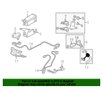 2007-2020 Mitsubishi PCV Valve 1035A422 | Auto Parts