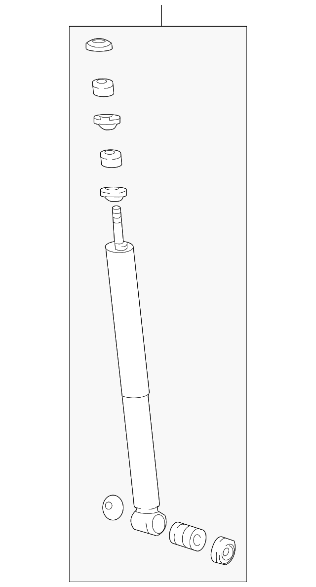 48531-49285 - Shock Absorber - 2001-2005 Toyota RAV4 | OEM Genuine ...