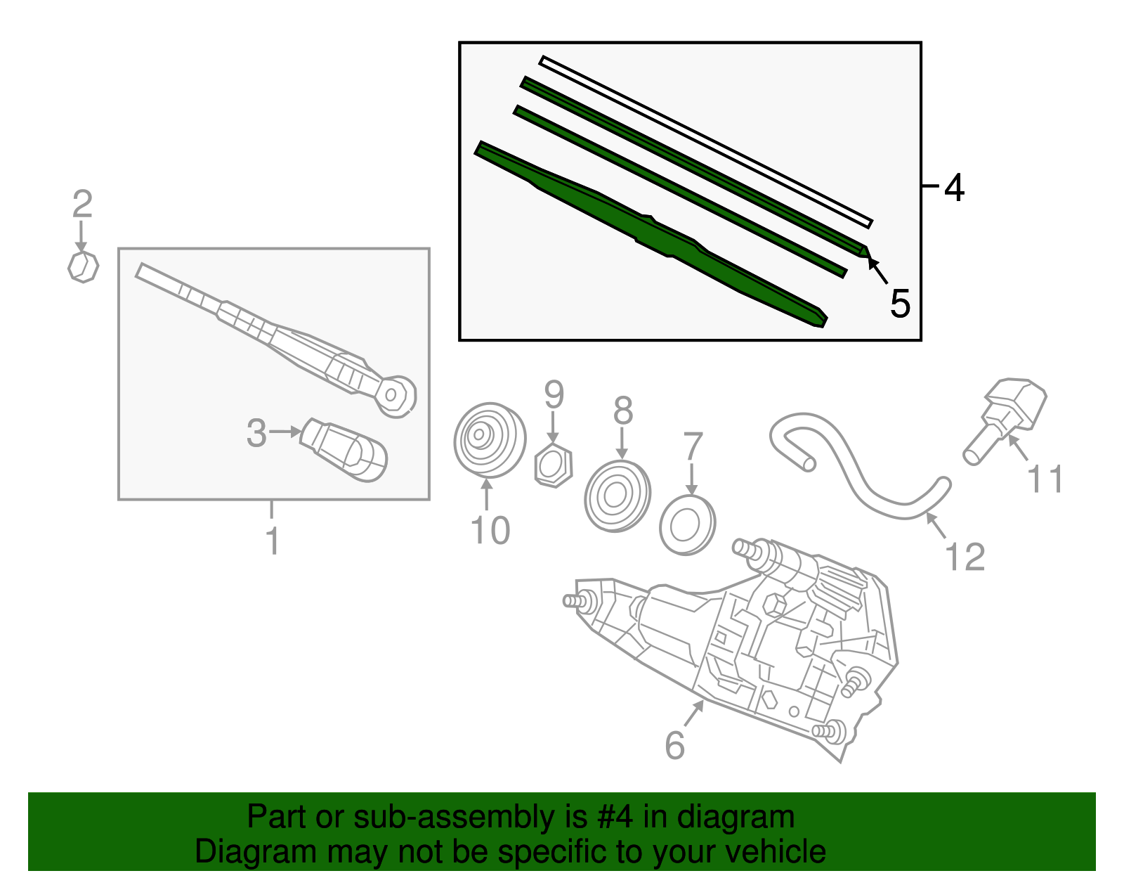 2012-2016 Honda CR-V Wiper Blade 76730-T0A-003 | Retail Performance ...