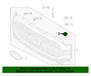 2021-2023 Ford F-150 Grille Clip W720559-S439 | OEM Parts Online