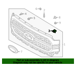 2021-2023 Ford F-150 Grille Clip W720559-S439 | OEM Parts Online