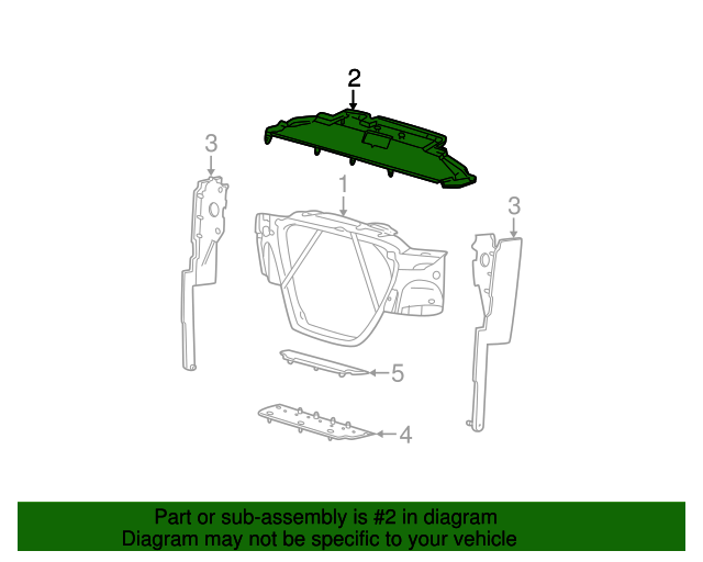 Genuine OEM Ford Part - Air Deflector EC3Z-8327-A | Genuine OEM Ford ...