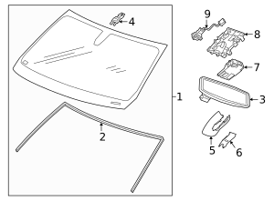 GM Parts | Windshield - (84398043) | GM Parts Store