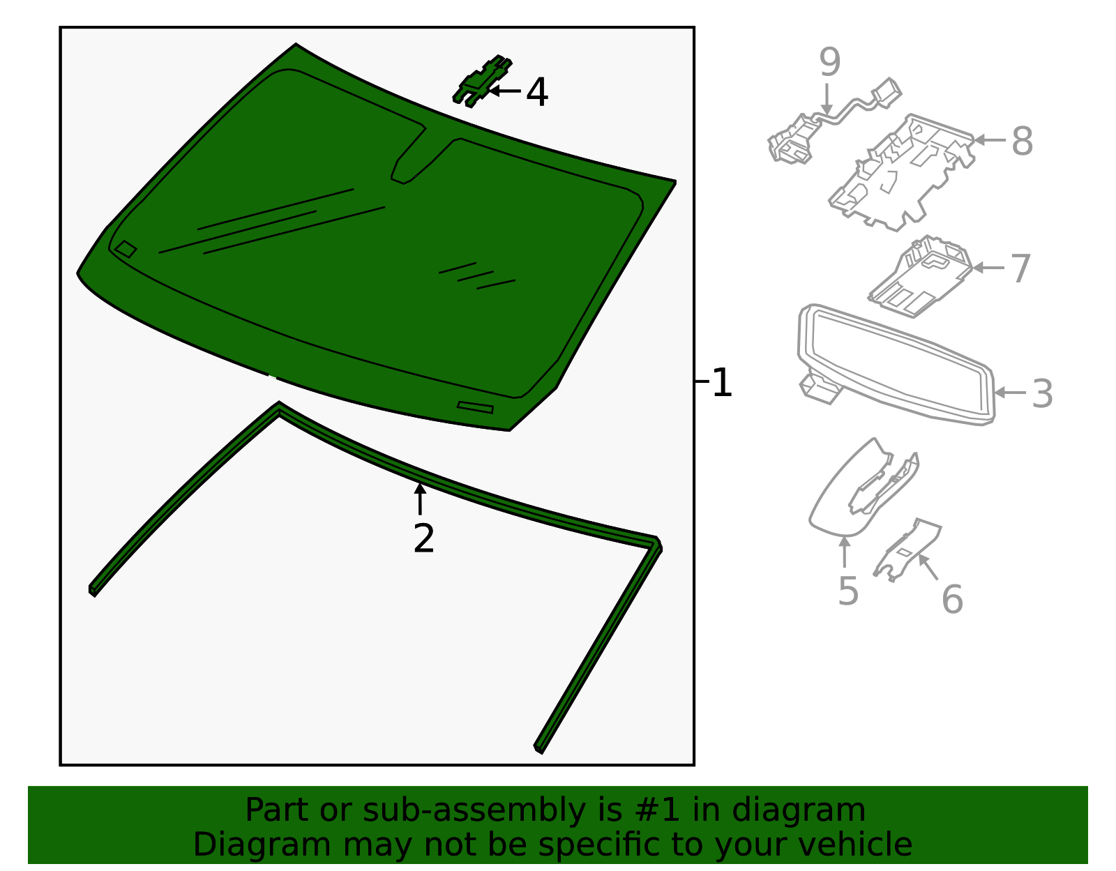 2019-2023 GM Windshield 84398043 | OEM Parts Online
