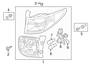 18643-05009-L - Marker Lamp Bulb - 2009-2021 Hyundai | World OEM Parts ...