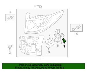 18643-05009-L - Marker Lamp Bulb - 2009-2021 Hyundai | World OEM Parts ...