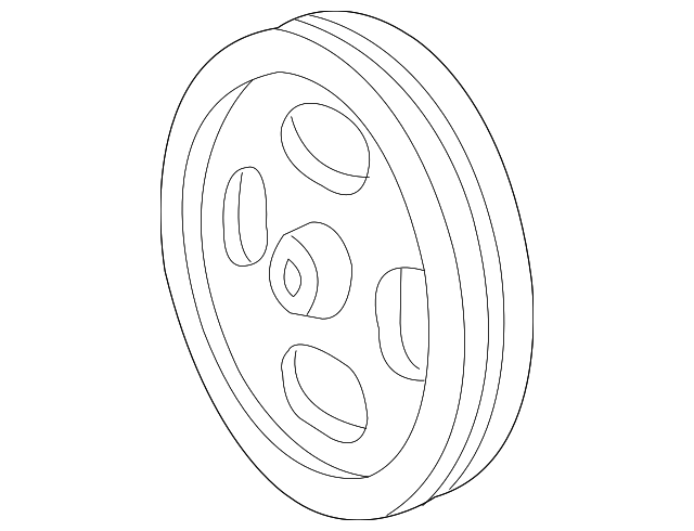 Toyota Parts Power Steering Pump Pulley 44311-04021 | Toyota Parts ...