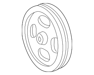 44311-04021 - Power Steering Pump Pulley - 1996-2004 Toyota | OEM ...