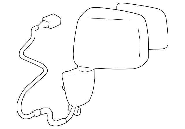 2001-2003 Lexus RX300 Mirror Assembly 87910-48080-E0 | OEM Parts Online