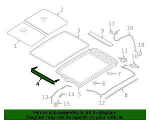 65471XC00A - Air Deflector 2019-2024 Subaru Ascent | Subaru Factory ...