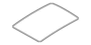 65476XC00A - Glass Weather-Strip | Subaru Parts HQ