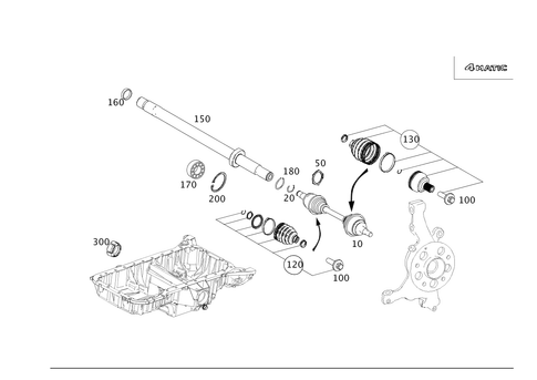 4MATIC® Front Axle Shaft for 2012 Mercedes-Benz GLK 350 | Mercedes-Benz ...