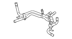 2020-2024 Chevrolet Corvette Radiator Inlet Pipe 85545954 | TascaParts.com