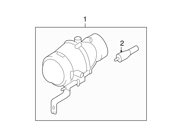 2007-2008 Hyundai Tiburon Fog Lamp Assembly 92202-2C700 | QuirkParts
