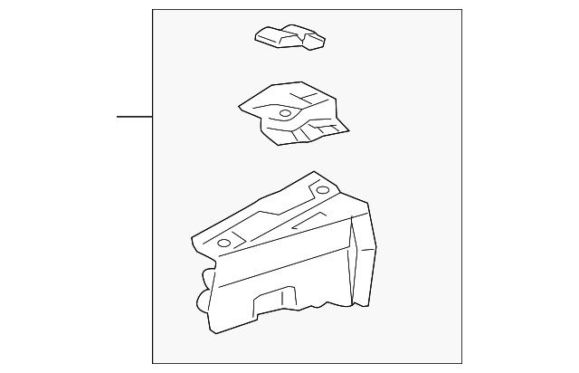 2009-2013 Toyota Upper Rail Assembly 53706-02030 | Toyota Parts Center
