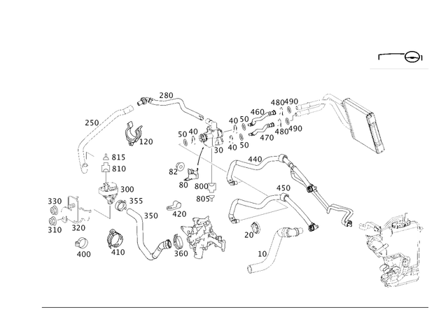211-832-05-84 - Valve 1994-2011 Mercedes-Benz | Mercedes-Benz USA Parts