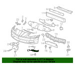 2005-2013 Chevrolet Corvette Passenger Side Front Bumper Outer Valance ...