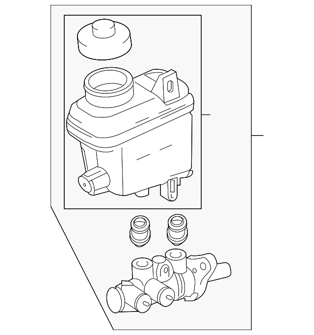 Genuine Toyota Brake Master Cylinder part# 47201-0C071 for 2007-2022 ...