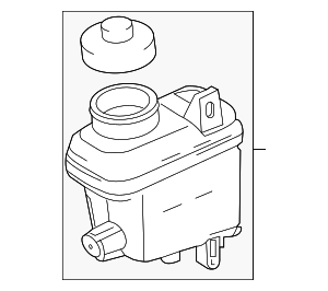 2007-2022 Toyota Master Cylinder Reservoir 47220-0C060 | Toyota Parts ...