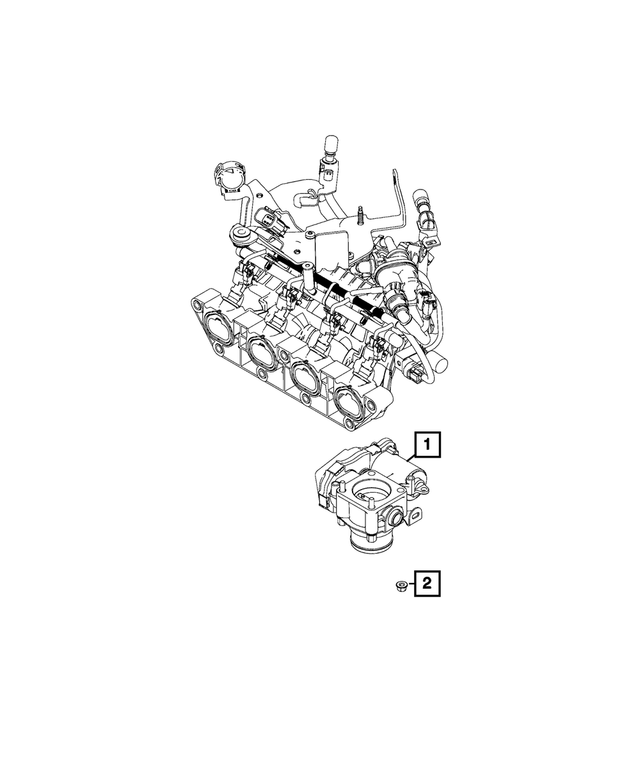 MOPAR NONE T/BODY - 68321242AA - 68321242AA | Mopar Online Parts