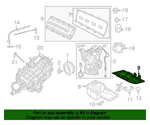 2003-2024 Mopar Oil Pan Gasket 53021568AE | Mopar Parts Canada