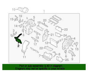 97138-1U000 - Heater Core 2011-2013 Kia Sorento | Kia.Parts Store