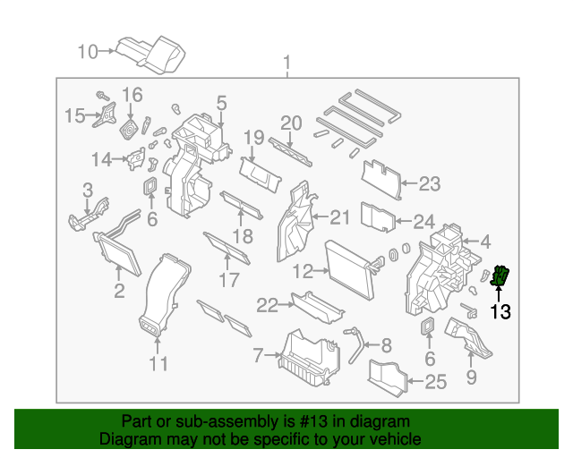 97161-1UAA0 - Actuator 2011-2015 Kia Sorento | Kia.Parts Store