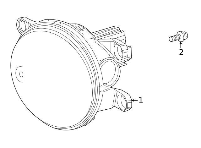 2021-2024 Toyota Sienna Fog Lamp Assembly 81220-08040 | OEM Parts Online