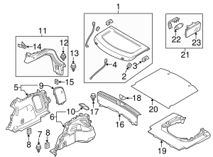 2010-2020 Mazda Cargo Lamp Bulb D651-51-4C5 | TascaParts.com