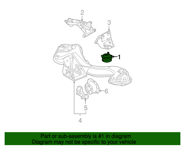 22116770794 - 2001-2006 BMW X5 Front Mount (22-11-6-770-794) | BMW of ...