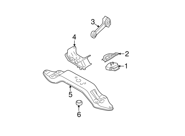 1997-2013 Subaru Trans Mount 41022AE121 | Subaru Parts For You