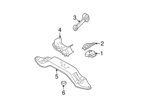 1997-2013 Subaru Trans Mount 41022AE121 | Subaru Parts For You