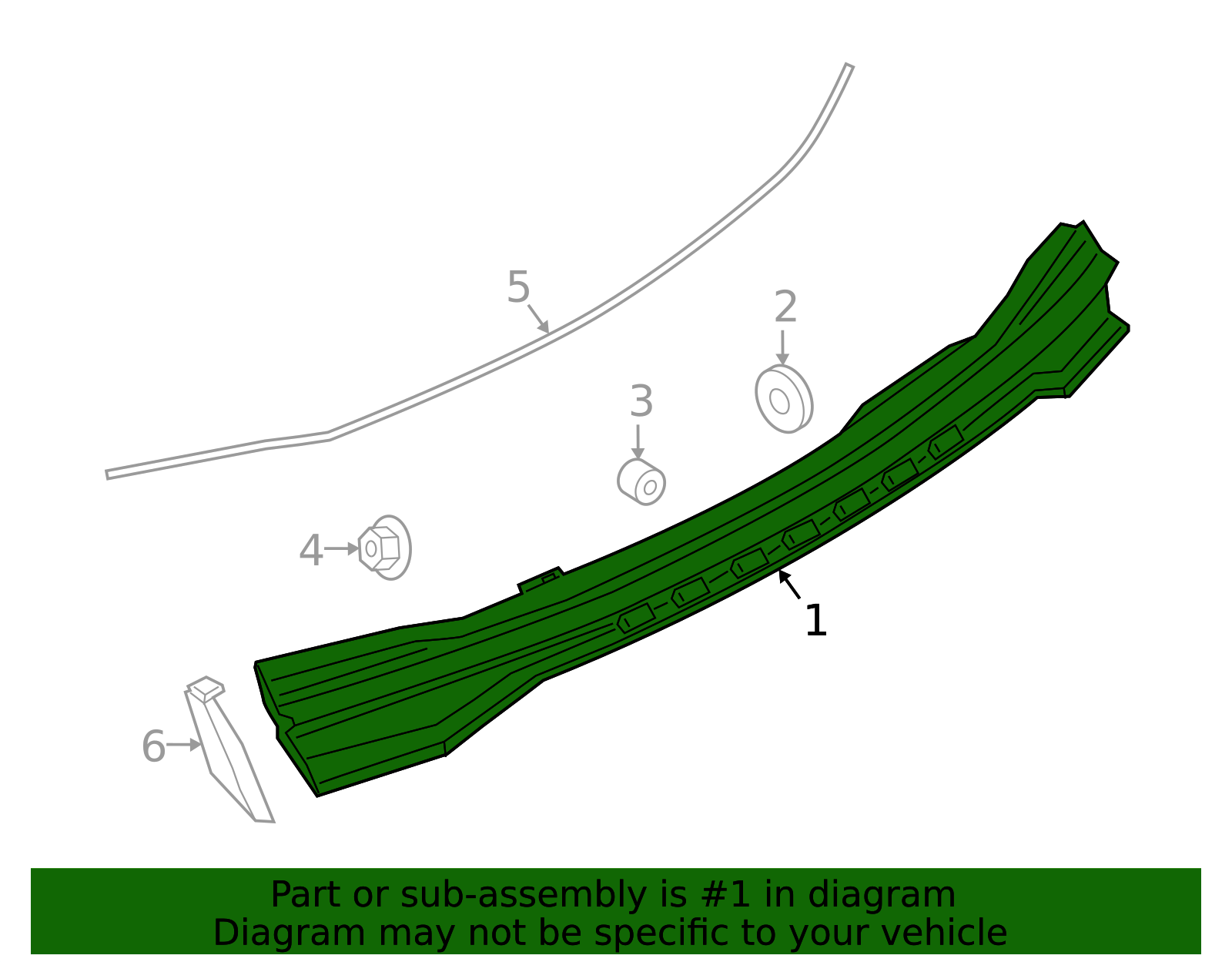 2019-2024 Porsche Macan Reflector Panel 95B-945-307-A | OEM Parts Online
