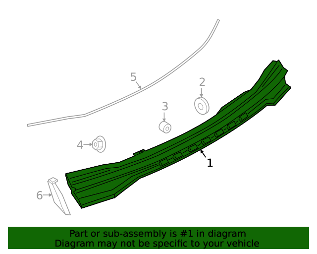 Genuine Porsche 95B-945-307-A |Rear Light, Center | FREE Shipping on ...