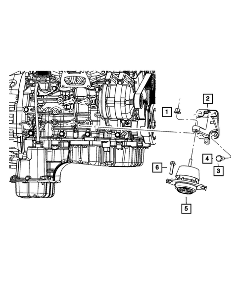 Engine Mounting for 2011 Jeep Grand Cherokee | Mopar eStore