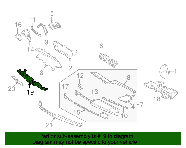 Hyundai - 84750-D2000-VHC - Lower Trim - 2017-2019 Genesis G90 | OEM ...