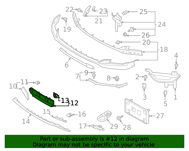 2021-2023 Ford F-150 Center Cover ML3Z-17B968-BB | OEM Parts Online