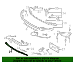 ML3Z-8419-AB - Lower Molding 2021-2023 Ford F-150 | Ford Parts Direct
