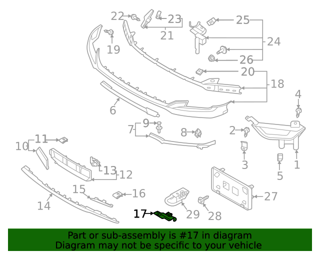 2021-2023 Ford F-150 Lower Seal ml3z17h784aa | TascaParts.com