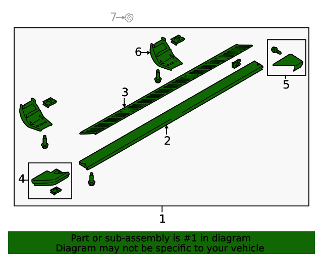 NL3Z-16450-EA - Step Assembly 2021-2023 Ford F-150 | Big 3 Auto Parts