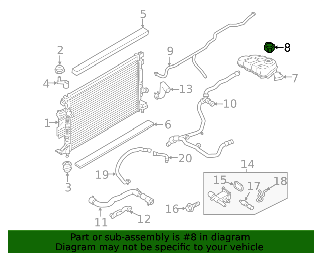 Ford DG9Z-8100-A - Cap - 2011-2020 Ford | OEM Ford Part