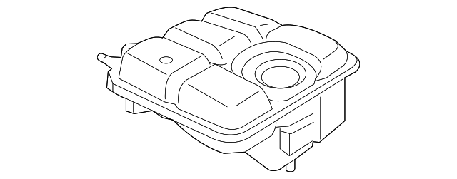 CV6Z-8A080-A - Drive Motor Inverter Coolant Reservoir 2012-2018 Ford ...