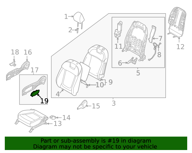 Genuine Seat Switch for 2022-2024 Hyundai Tucson | Part# 88070-N9210 ...