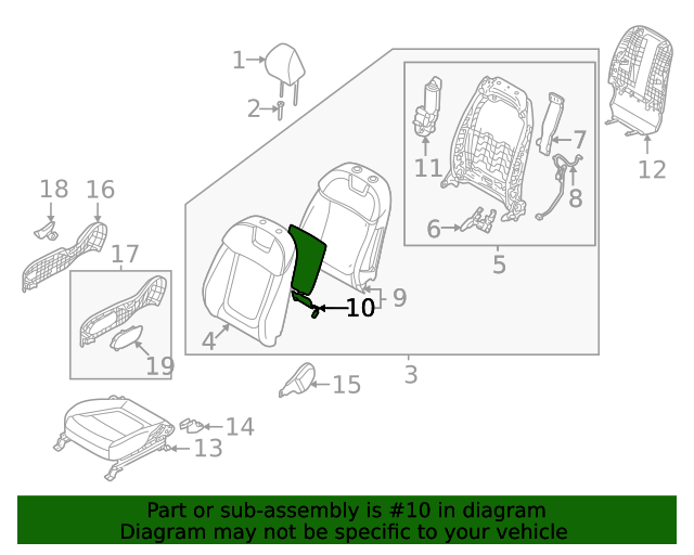 Hyundai - 88170-CW010 - Seat Cushion Heater - 2022-2024 Hyundai | OEM ...