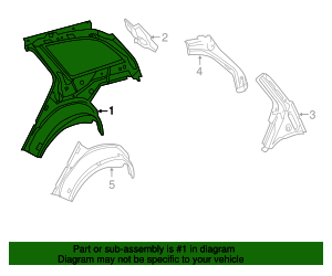 212-630-66-01 - Quarter Panel 2011-2016 Mercedes-Benz | Mercedes-Benz ...