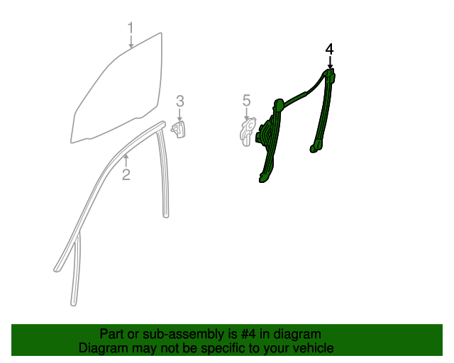 Genuine BMW 51-33-1-977-580 | Window Regulator | FREE Shipping on Most ...