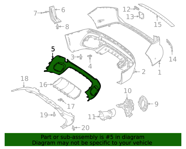 247-885-03-03 - Lower Cover 2021-2023 Mercedes-Benz GLB 35 AMG ...