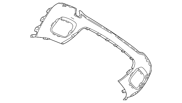 247-885-03-03 - Lower Cover 2021-2023 Mercedes-Benz GLB 35 AMG ...